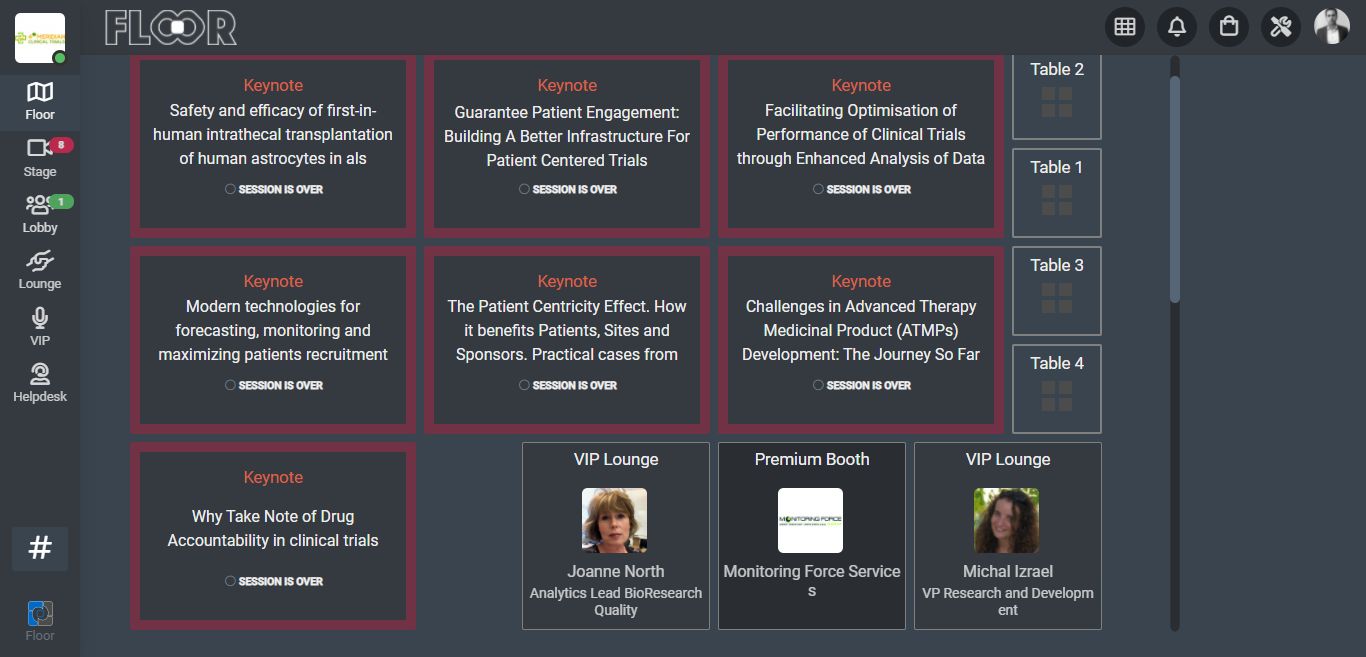 4th Meridian Clinical Trials - FLOOR - Virtual Platform for Events ...